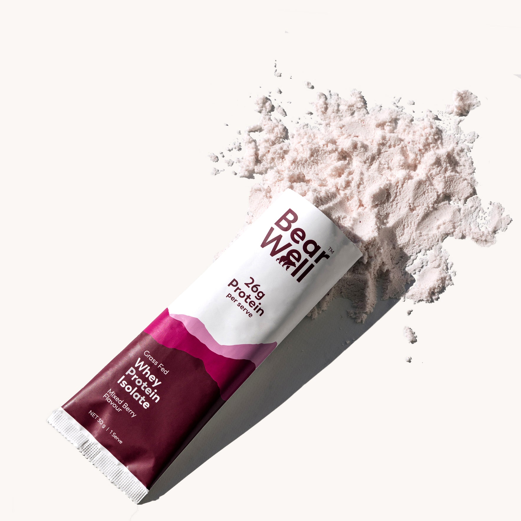 Whey Protein Isolate - Sachet Box - Mixed Berry – BearWell